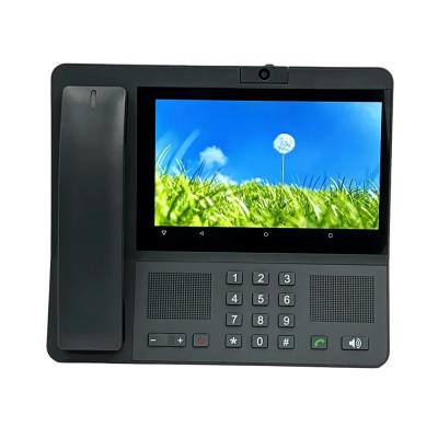 China 8 Inch 4G LTE Android Fixed Wireless Desktop Phone Li Ion Battery Keypad Number for sale