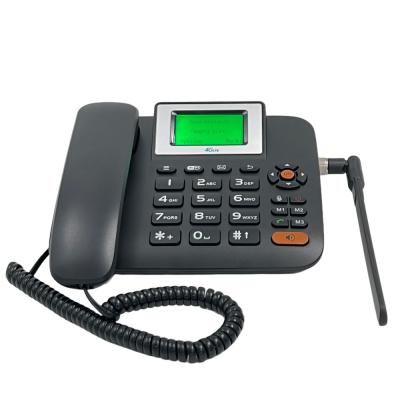 China LS918H Dual SIM Landline Phone , 4G Fixed Wireless Telephone Backup Battery Black for sale