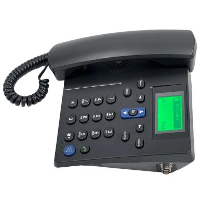 China FCC GSM Wireless Desktop Phone with SIM Card Slot 850 1900MHz Landline Phone for sale