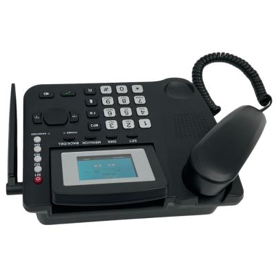 China Backup Battery Wireless GSM Desk Mobile Phone Caller ID Black for sale