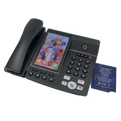 China Android LTE Fixed Wireless Landline Phone 4G SIM Network Video for sale