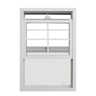 China 3.22 inch Soundproof UPVC Single Hung Window For Mobile House for sale