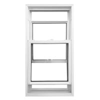 China Modern Standards Customized UPVC Double Hung Glass Window Tempered Glass for sale