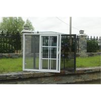 China Home Security  Pvc Profile Upvc Sliding Windows White Black for sale