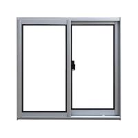 China Touch Lock Aluminum Alloy Sliding Window 27 Mm Series No Screen for sale