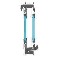 China Modern Apartment Aluminium Glass Sliding Doors UPVC Windows With Mesh for sale
