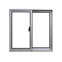 China Touch Lock Aluminum Alloy Sliding Window 27 Mm Series No Screen for sale