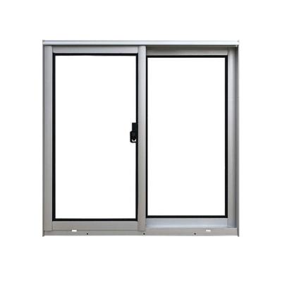 China Touch Lock Aluminum Alloy Sliding Window 27 Mm Series No Screen for sale