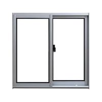 China Modern Apartment Aluminium Glass Sliding Doors UPVC Windows With Mesh for sale