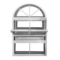 China Hurricane Impact Thermal Break Double Hung Sash Aluminum Vertical Up Down Sliding Windows for sale