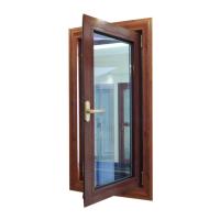 China Aluminium Profile Tilt And Turn UPVC Window Mahogany  Certificated for sale