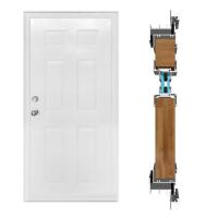 China Right Outswing Exterior Casement Window Door Aluminium Steel Frame for sale