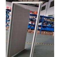 China Customized Slimline Aluminium French Doors White Anti Theft for sale