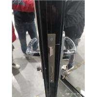 China Bifold Sliding Glass Folding Window Doors For Patio 77mm Insulated Aluminum for sale