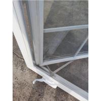China In Swing Egress Casement Window Door White PVC UPVC Profile for sale