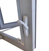 China Crank Aluminum Casement Window Door Hand Operated Single Swing for sale