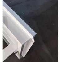 China WEIKA UPVC Custom Double Glass Aluminum Hopper Window Price Per Square Meter for sale