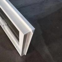 China 75mm Series Reverse Vinyl UPVC Hopper Window Inward Tilt for sale