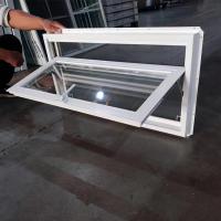 China 75mm Series Reverse Vinyl UPVC Hopper Window Inward Tilt for sale