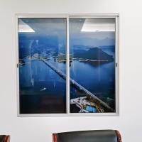 China 48x48 Horizontal Aluminum Sliding Window And Door With Four Track System for sale