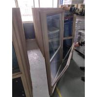 China Tudor Home UPVC PVC Aluminium Windows Single Hung With Mesh for sale