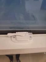 China NFRC Double UPVC Double Hung Window 105mm for sale