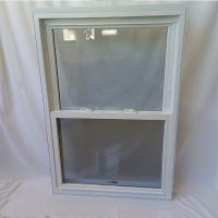 China Double Hung UPVC Glass Vertical Window Modern Up Down Sliding Design for sale