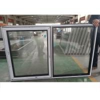 China Outswing Aluminum UPVC Awning Window Double Glazed Windproof Hurricane for sale
