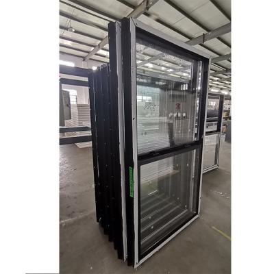 China Customized Size UPVC Low-E Glass Vinyl Single Hung Windows Long-Lasting Performance for sale