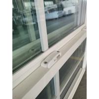 China Aluminium Vertical UPVC Single Hung Window Grill Design For Ranch Home for sale