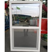 China Slimline UPVC Single Hung Window With Custom Made Glass for sale