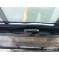 China Black Anthracite UPVC Single Hung Window With Double Glass for sale