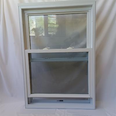 China Apricot Grill UPVC Double Hung Window 105 Series for sale
