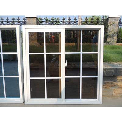 China PVC Upvc Vinyl Plastic Sliding Windows Energy Saving and Environmental Protection for sale