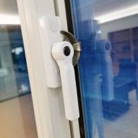 China Single Sliding Profile UPVC Cottage Windows Double Glazed For Balcony for sale