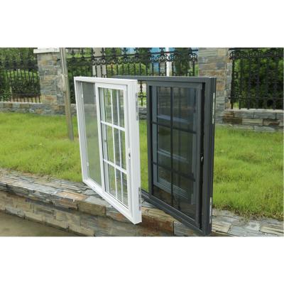 China Manufacturer UPVC PVC Window Sliding Plastic Design Resistant for sale