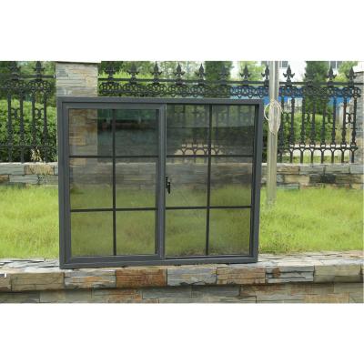 China Thermal Insulation Sliding UPVC Windows With Fiberglass Fly Screen And Low Conductivity for sale