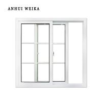 China Fixed Ventilator UPVC Sliding Window And Door With Grill Mosquito Mesh for sale