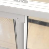 China Pvc Sliding Window Double Glazed Sound Insulation Tempered 58mm for sale