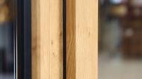 China ODM Casement Aluminum Tilt And Turn Windows Woodgrain color for sale