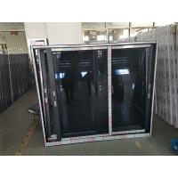 China Tempered Glass UPVC 60x60 Sliding Window For Office Custom for sale