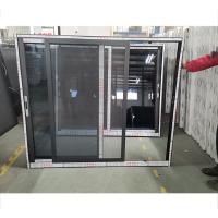 China Tempered Glass UPVC 60x60 Sliding Window For Office Custom for sale