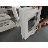 China Villa Home Manual UPVC Awning Window With Top Hung Design Crank for sale