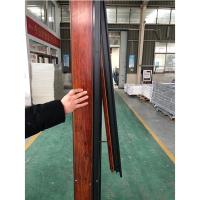 China Thermal Break Aluminium Awning Wooden Window Top Hung And Fixed Design for sale