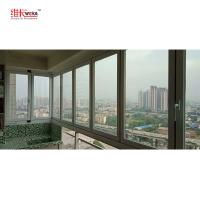 China Tempered Glass Bifold Sliding Glass Doors Window Aluminum Alloy for sale