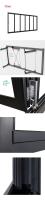 China Aluminium Glass folding Bifold Window Doors Vinyl Pvc Upvc for sale