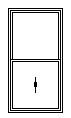 China Vinyl Tilt UPVC Single Hung Window Low U Factor For Colonials for sale