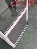 China Soundproof Single Sash Top Aluminum Hung Window For Bathroom for sale