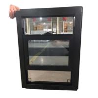 China Sliding Sash Vinyl UPVC Single Hung Window Vertical USA Style for sale