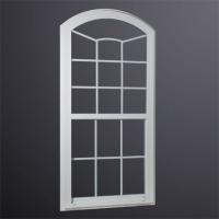China North American Latest Design Grill PVC Single Hung Window UPVC Plastic Glass for sale